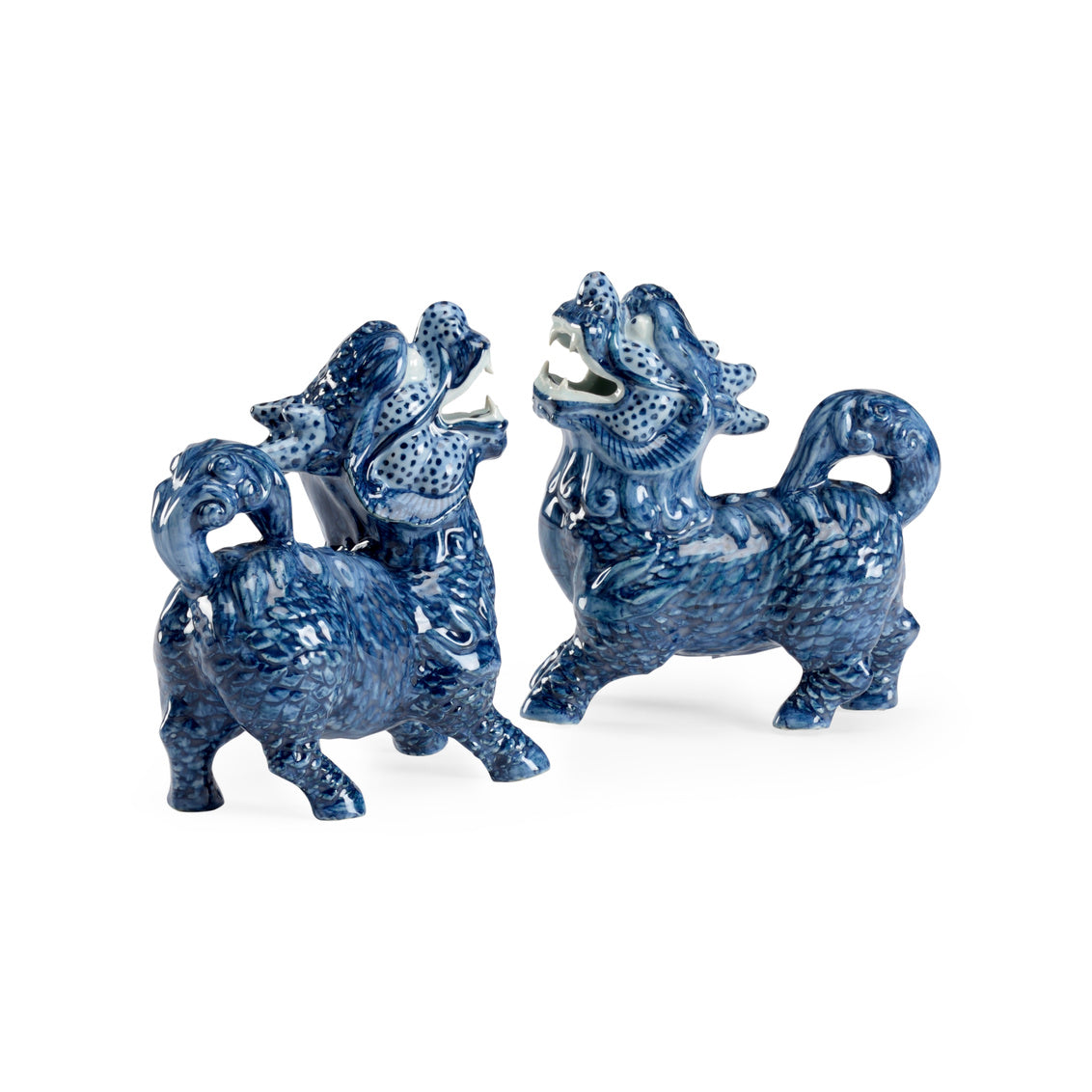 Chelsea House Blue Foo Dogs (Pr) - 384549