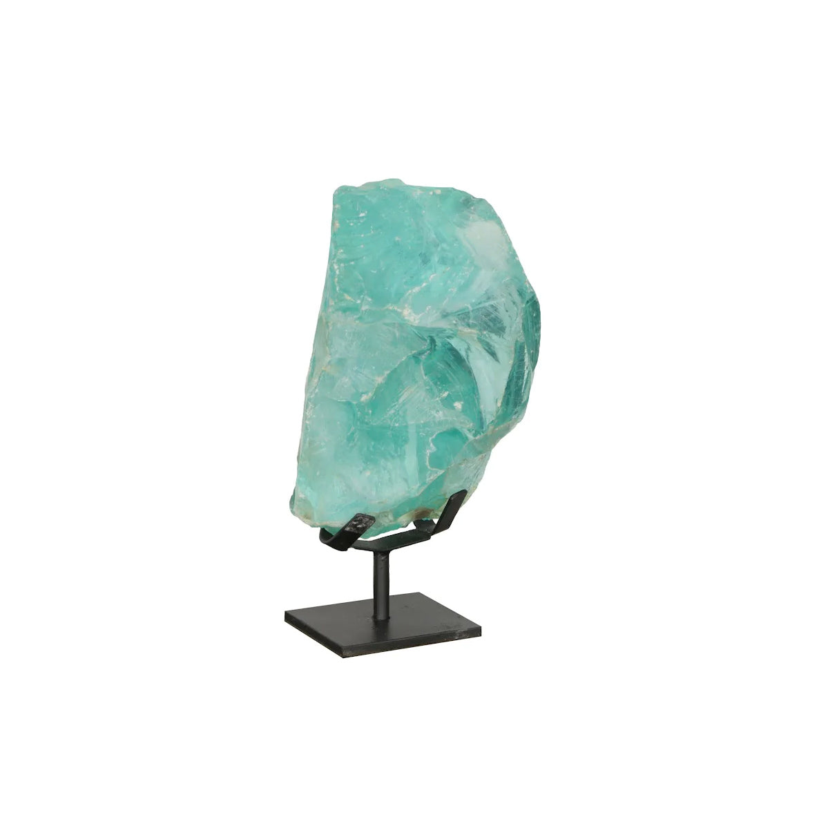 Phillips Collection - Refractory Glass Sculpture, Blue, On Base - ID111093
