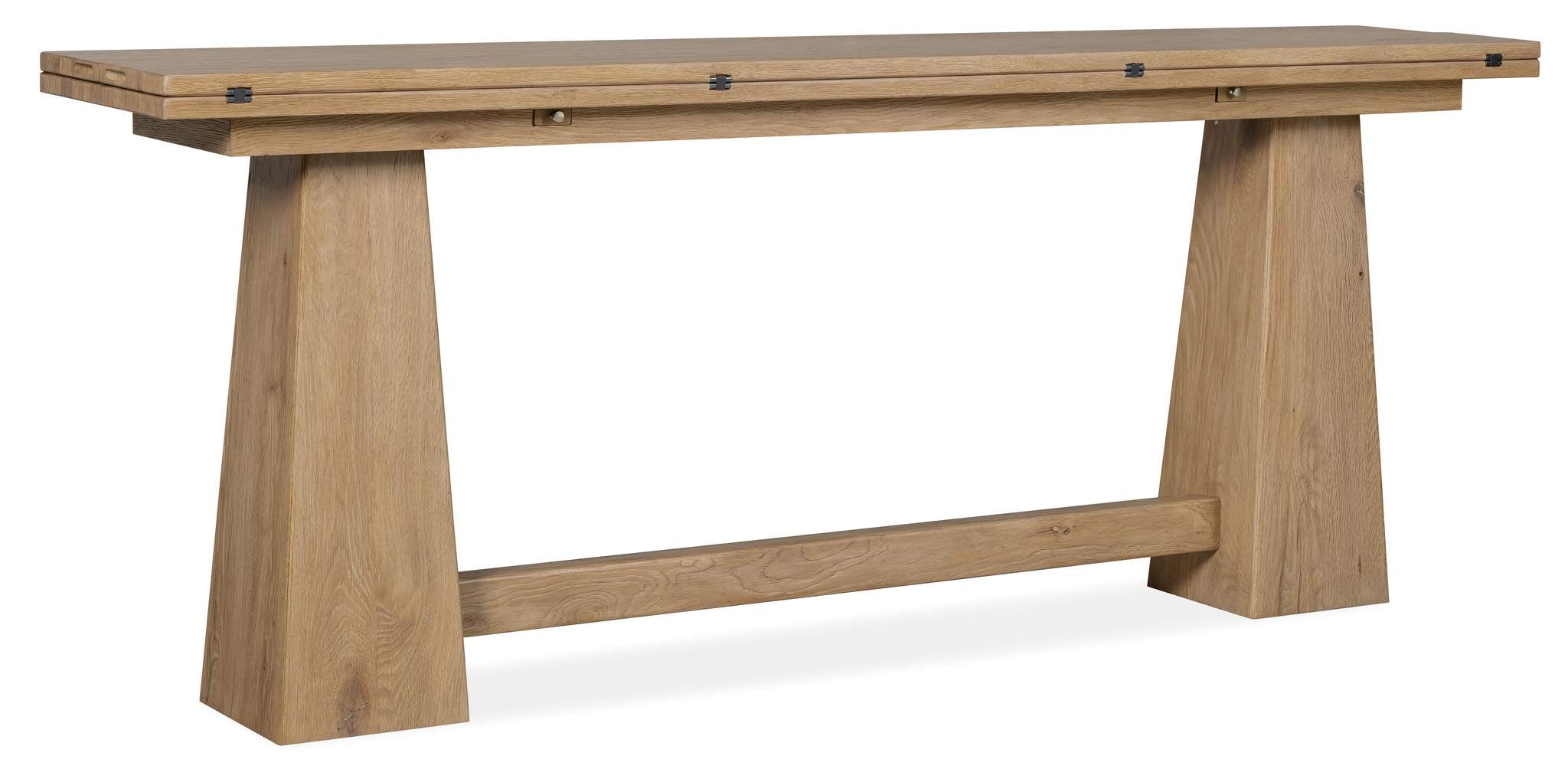 Driftwood Flip-Top Console Table