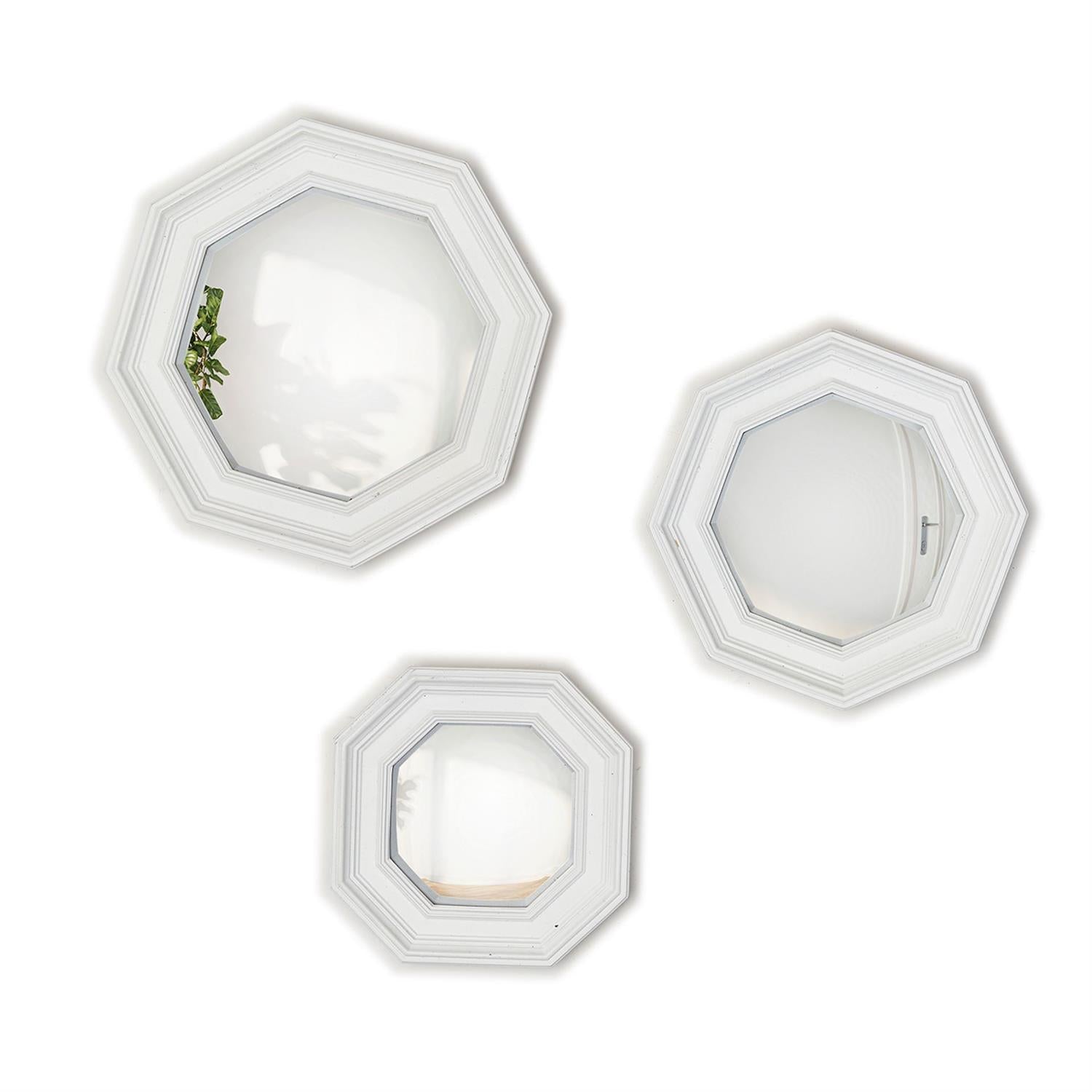 Two's Company Octogon S/3 Hanging Wall Mirrors