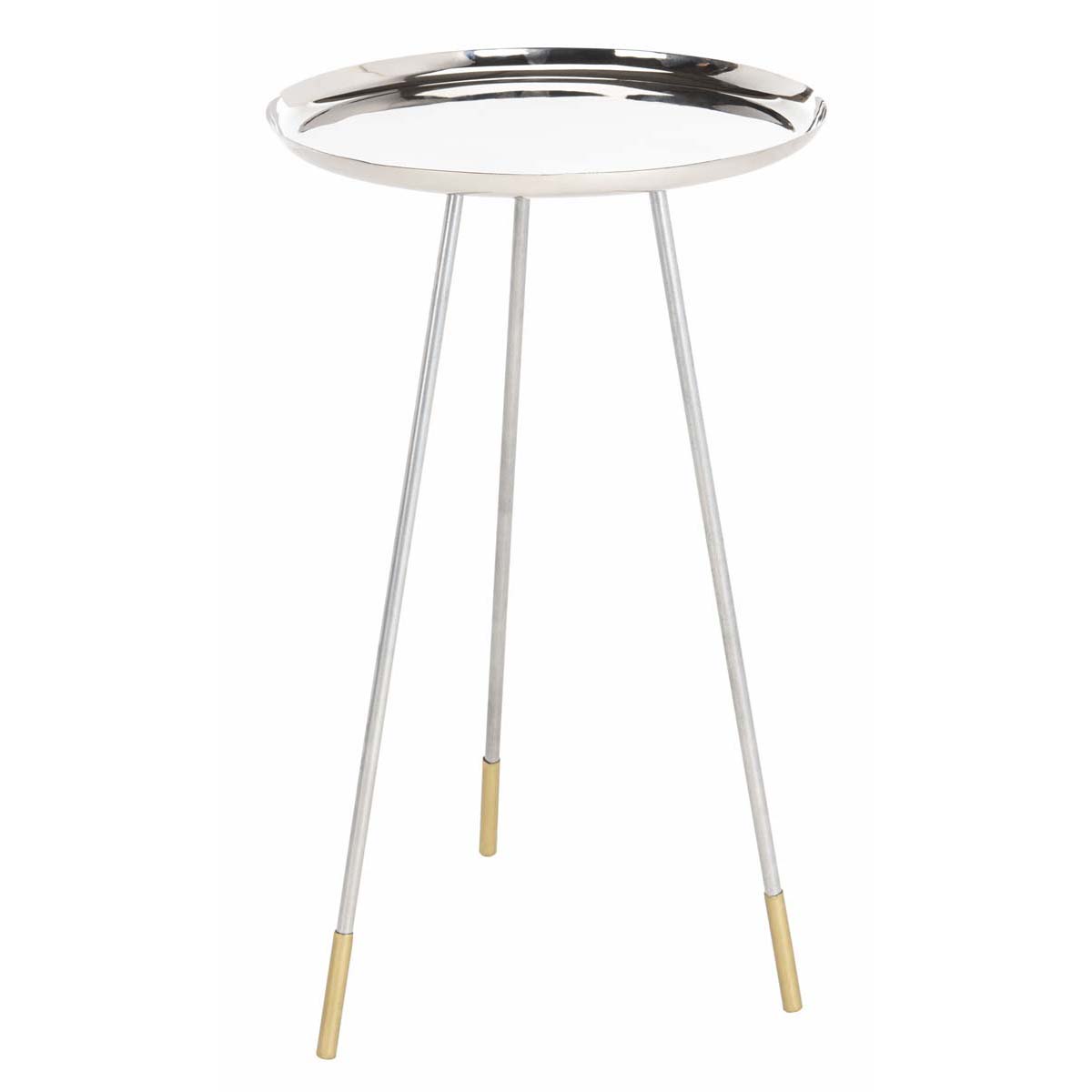 Safavieh Calix Tri Leg Contemporary Glam Side Table , FOX4527