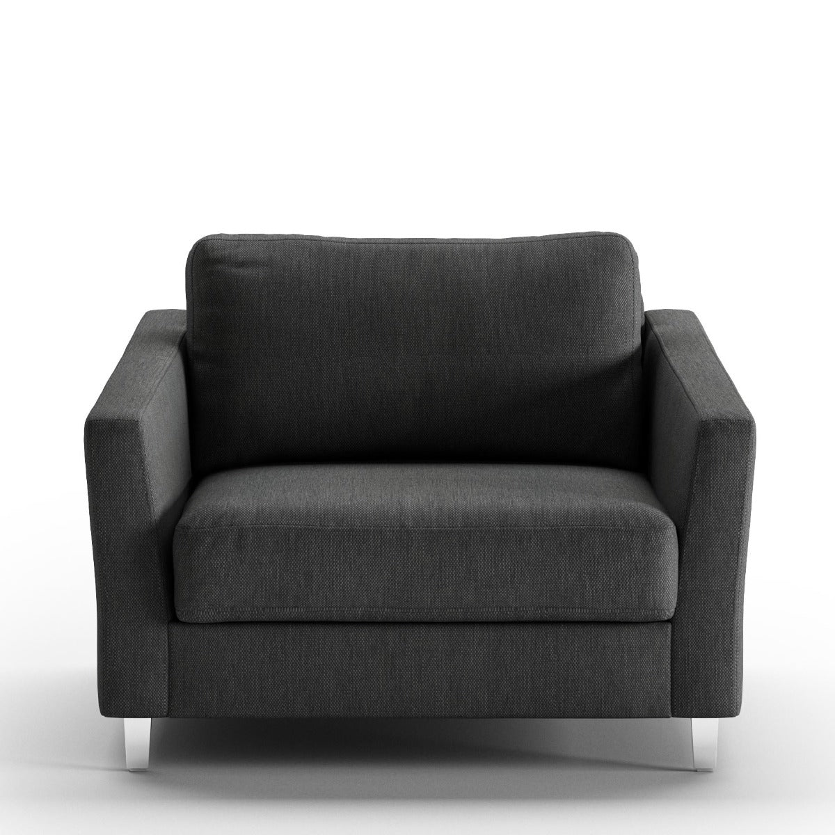Luonto Furniture Monika Cot Chair Sleeper - Loule 630 -234/9 Chrome